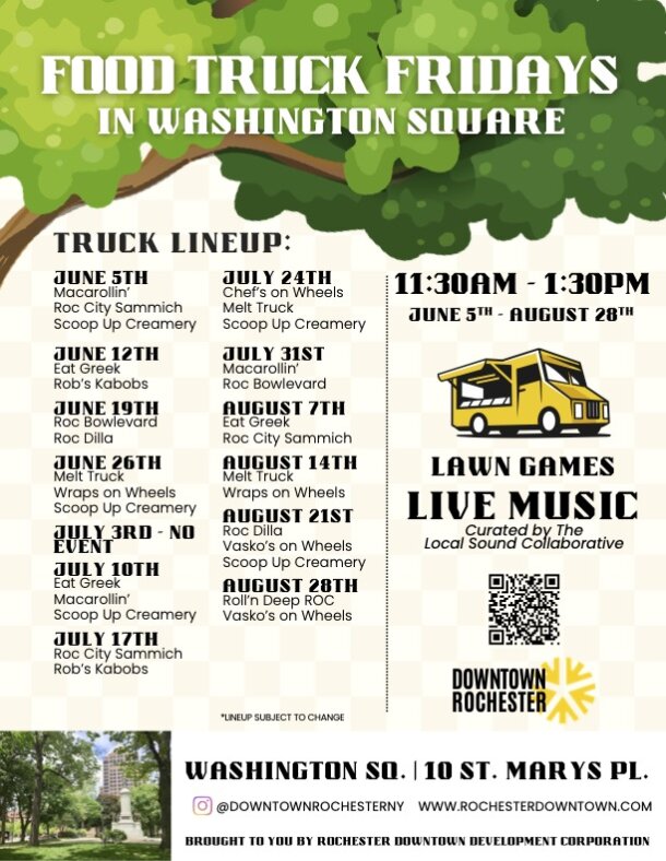 Food Truck Fridays In Washington Square Park | Black-Owned In Rochester